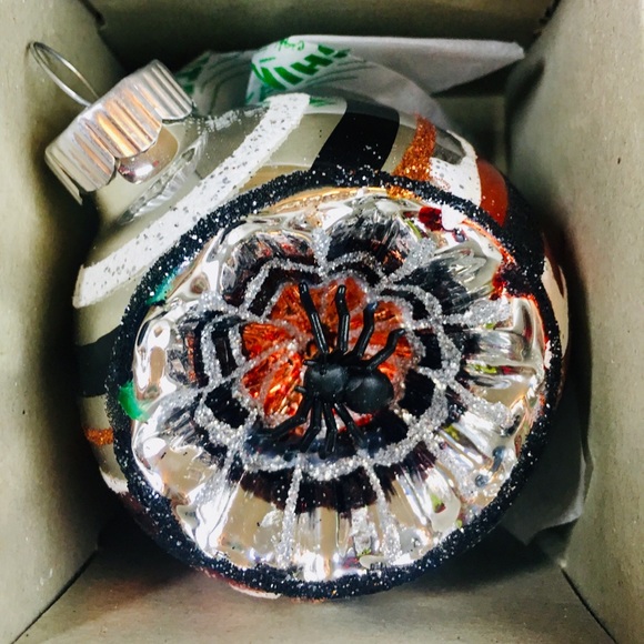 Christopher Radko | Holiday | 9 Halloween Radko Glass Spider Reflector ...